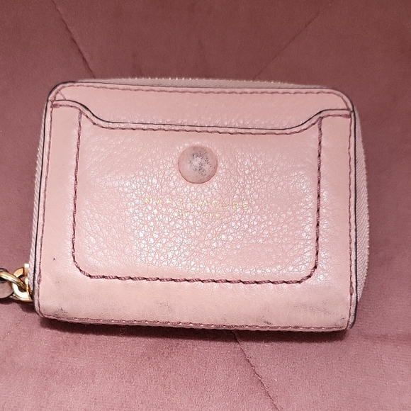 Marc Jacobs | Bags | Marc Jacobs Pink Leather Wallet | Poshmark